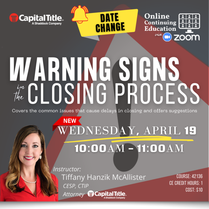 Events for May 2026 – Capital Title of Texas, LLC.