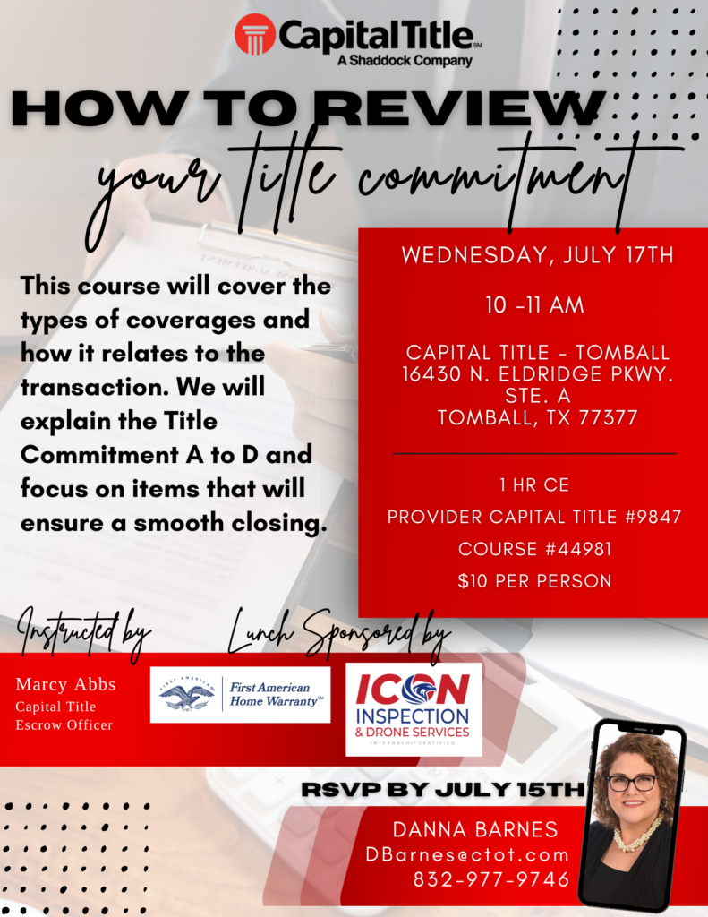 Events for May 2026 – Capital Title of Texas, LLC.